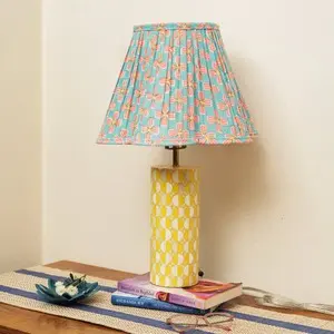 MELA ARTISANS Handblocked Lampshade