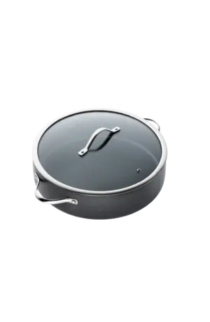 CUISINE::PRO® Id3® Sauté Pan With Lid 7.2 Qt - Black