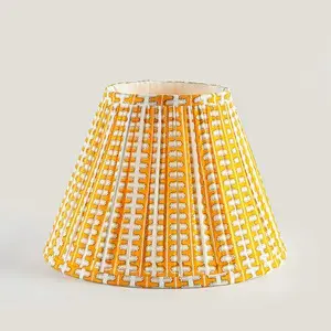 MELA ARTISANS Meadow Handblocked Lampshade - Striped