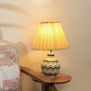 MELA ARTISANS Inlay Table Lamp