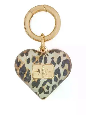 GANNI Heart Keyring