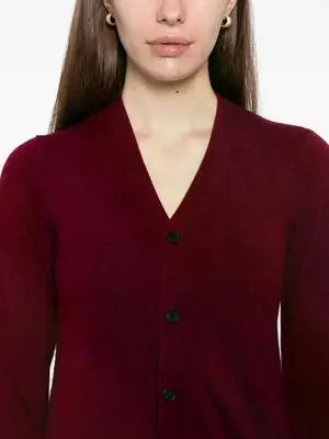 Yohji Yamamoto V-neck Long-sleeved Cardigan