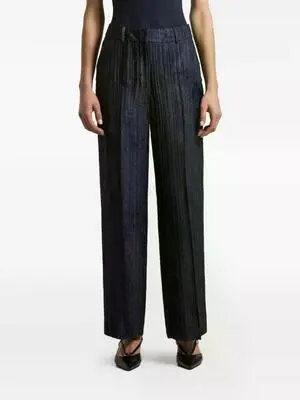 Peserico Pleated-texture Trousers