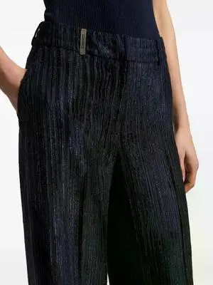 Peserico Pleated-texture Trousers