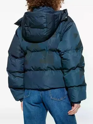 Off-White Arrow-print Padded Jacket - Blue