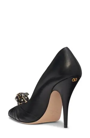 Valentino Garavani Panther Pointed-toe Pumps