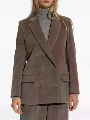 Officine Générale Double-breasted Corduroy Jacket - Neutrals
