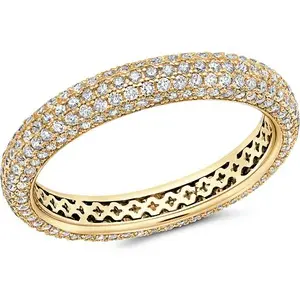 CRISLU Chamonix Pavé Eternity Ring - Gold