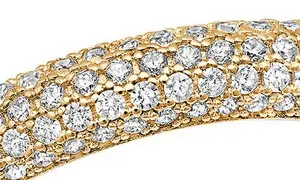 CRISLU Chamonix Pavé Eternity Ring - Gold