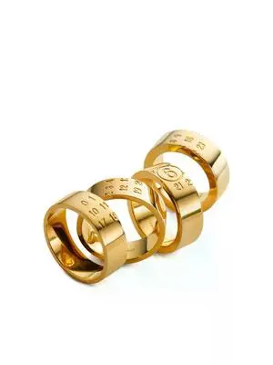 MAISON MARGIELA Engraved Stacked Rings