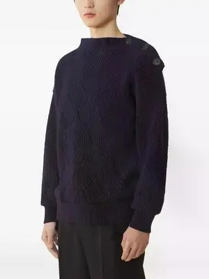 Lanvin Drop Shoulder Sweaters For Men