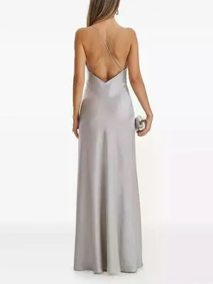 IL VOLO Muse Maxi Dress - Silver