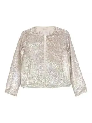 Herno Sequin Embellished Jacket - Neutrals