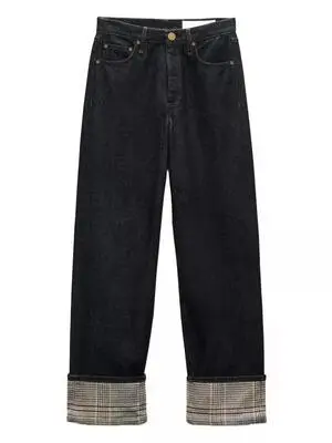Rag & Bone Shea Checked-cuff Jeans