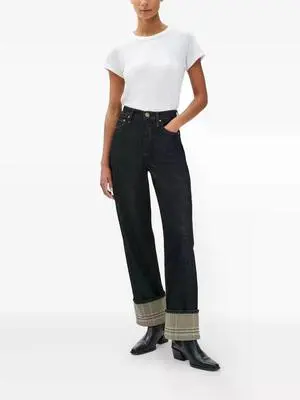 Rag & Bone Shea Checked-cuff Jeans