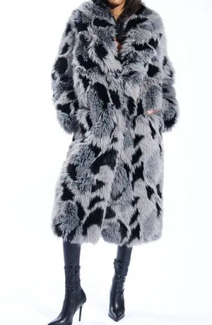 AZALEA WANG Adria Faux Fur Coat