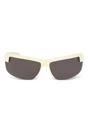 Off-White Shield Frame Sunglasses - White