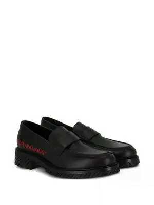 Off-White Slogan-print Loafers