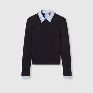 Gucci Wool Sweater With Crystal Embroidery