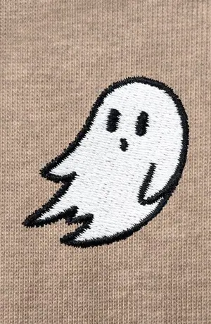 DALIX Ghost Hooded Long Sleeve Jersey Tee - Tan