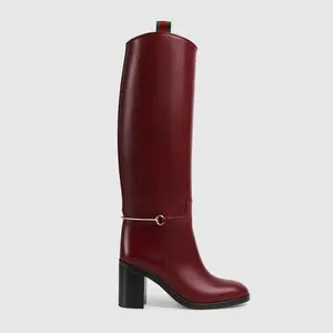 Gucci Silver Tone Boots For Women