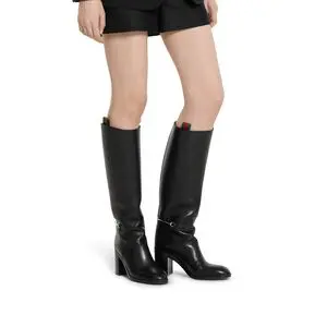Gucci Leather Boot With Horsebit