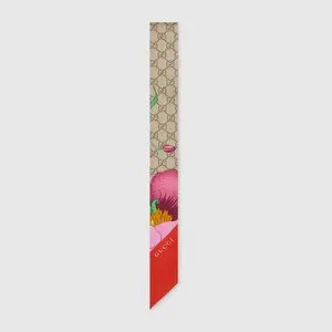 Gucci Silk Ribbon With Print Silk