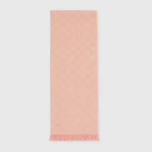 Gucci Gg Wool Scarf Wool - Pink