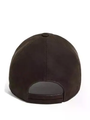 Zegna Leather Baseball Cap