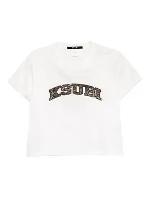 Ksubi Logo-embroidered T-shirt - White