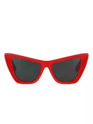 Off-White Cat-eye Sunglasses - Red
