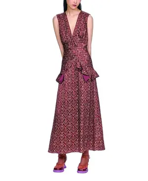 Anna Sui Wallpaper Medley Maxi Dress