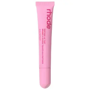 Rhode Peptide Lip Tint Nourishing Glaze - Jelly Bean - Shimmery Sheer Baby Pink