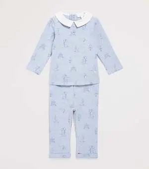 PATACHOU Cotton Top And Trousers Set