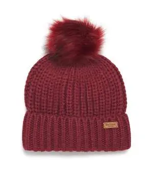 Barbour Pom-pom Saltburn Beanie - Red