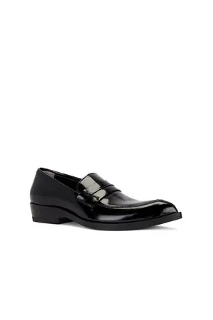 TOM FORD Eva Brushed Leather Loafer