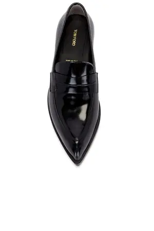 TOM FORD Eva Brushed Leather Loafer