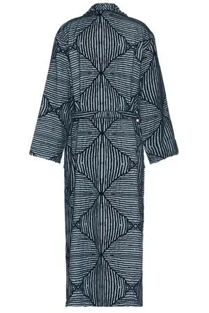 Oas Longo Robe In Blue