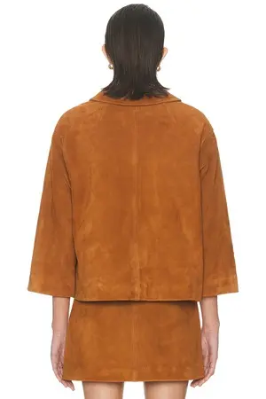 Marc Jacobs Suede Doll Jacket - Copper