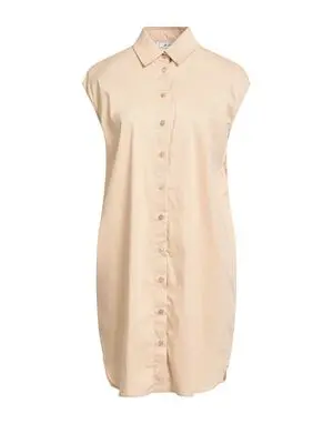 JIJIL Mini Shirt Dress - Beige