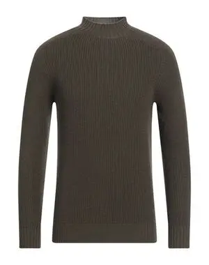 GRAN SASSO Turtleneck In Virgin Wool Green