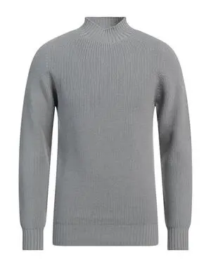 GRAN SASSO Turtleneck In Virgin Wool Grey