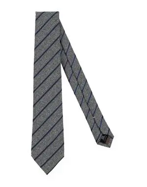 Canali Striped Necktie - Grey