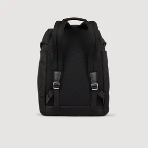 Sandro Recycled Leather Backpack - Black