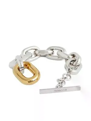 Rabanne Chain-link Oval-link Bracelet - Silver