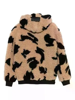 MSGM Rabbit-print Hooded Jacket