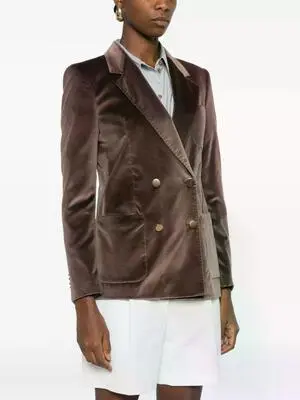 Tagliatore Double-breasted Velvet Jacket