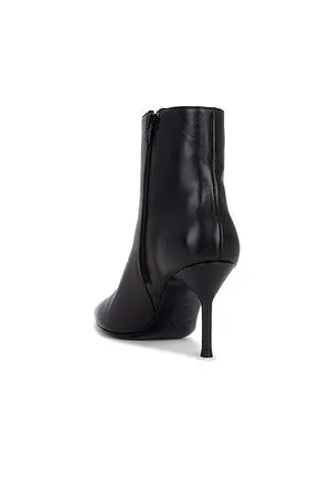 Staud Sebastian Pointed Toe Stiletto Heel Ankle Boots - Black