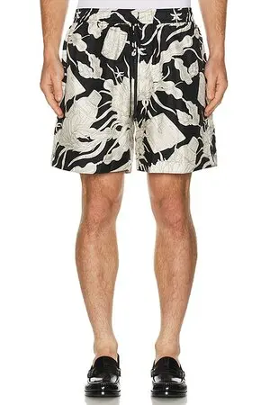Amiri Silk Floral Shorts