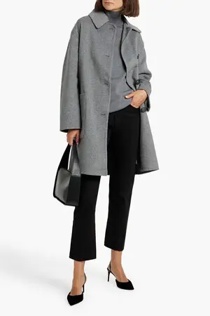 Vince Wool-blend Felt Coat